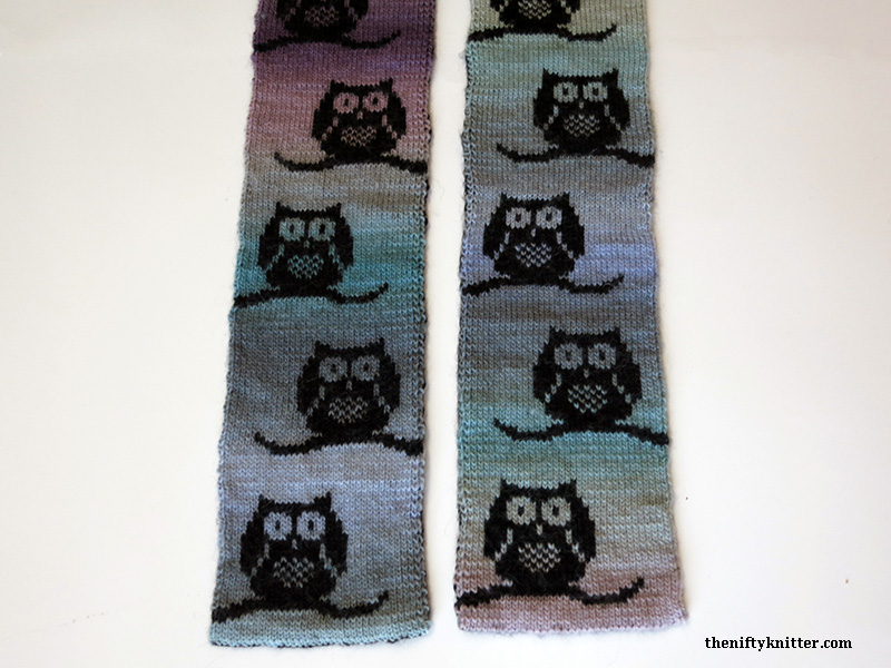 Parliament of Owls Scarf Pattern – Nifty Knitter Designs