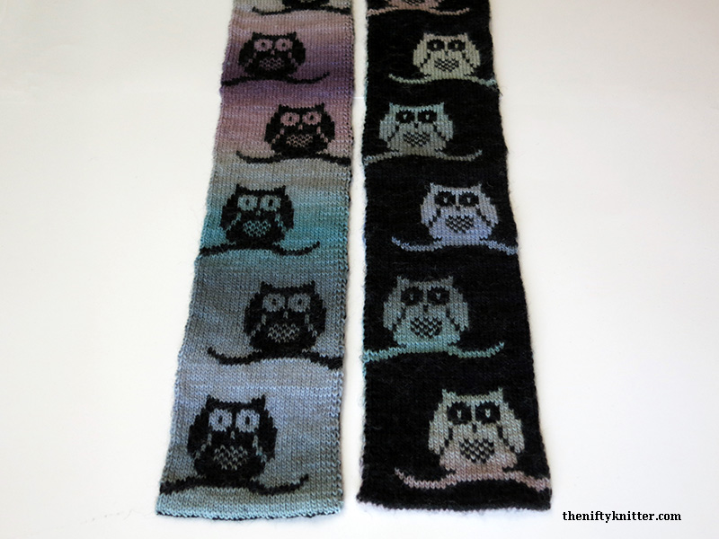 Parliament of Owls Scarf Pattern – Nifty Knitter Designs