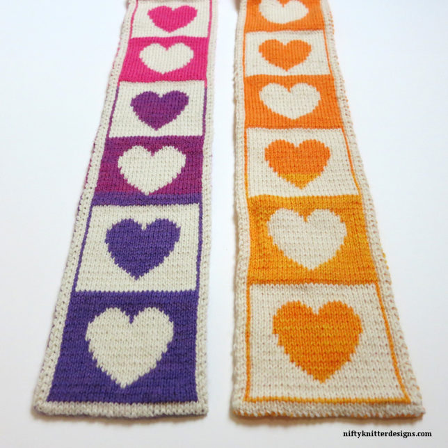 Share the Love Scarf – Nifty Knitter Designs